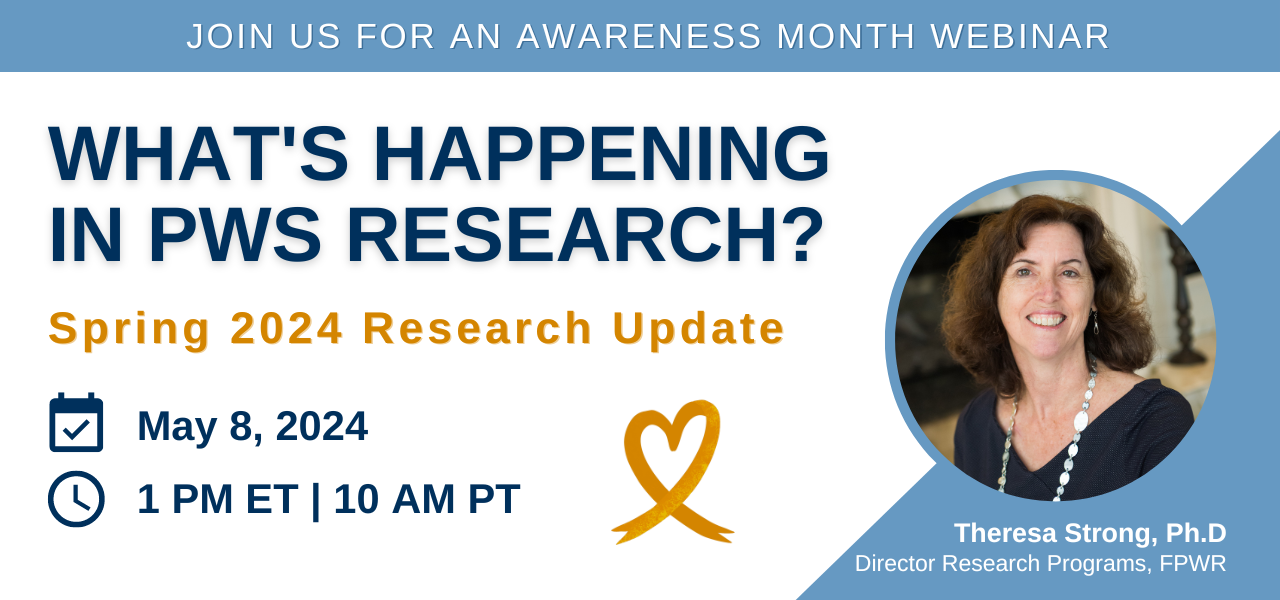 May is #PWSAwareness Month | We Have Your PWS Awareness Resources