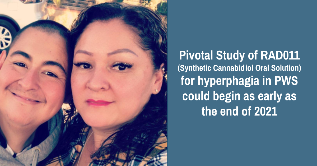 Radius Health Announces Pivotal Study for Prader-Willi Syndrome